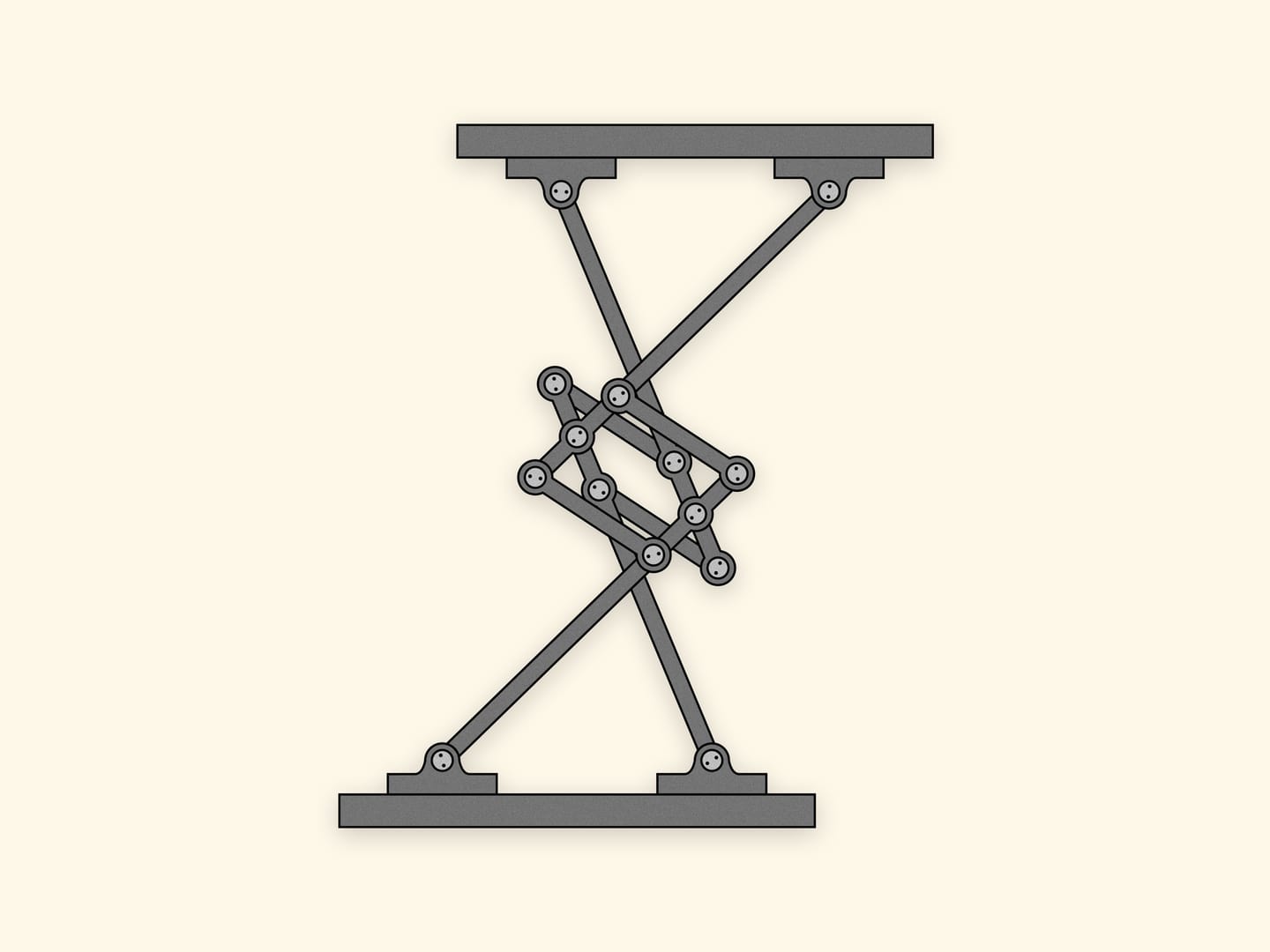 Stool — Mechanisms by P. L. Tchebyshev